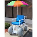Rolleez Wheeleez PVC Beach Wheelchair with Balloon Wheels
