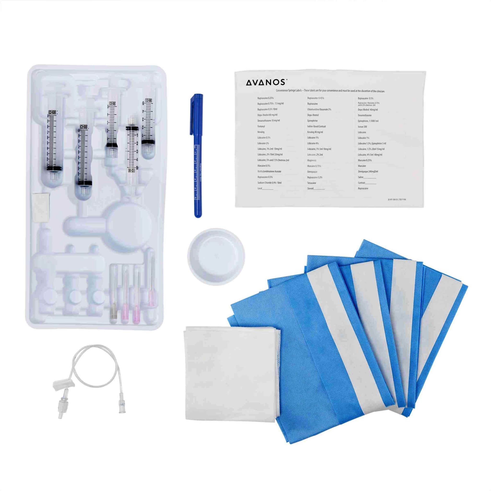Portex Line Draw Plus Arterial Blood Gas Kit | I.V. Kits and Trays