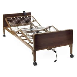 Medline Basic Lightweight Homecare Bed - Adjustable, Durable & Safe