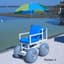 Rolleez Wheeleez PVC Beach Wheelchair with Balloon Wheels