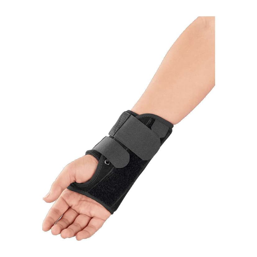 Apollo Universal Wrist Brace with Thumb Spica Black Dual-Pull Lace ...