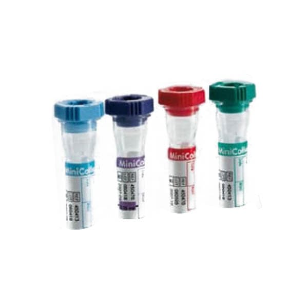 MiniCollect Lithium Heparin Tube, 0.8 mL, Case of 1000