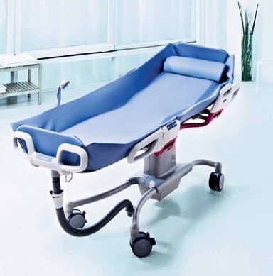 Arjo Carevo Height-Adjustable Shower Trolley